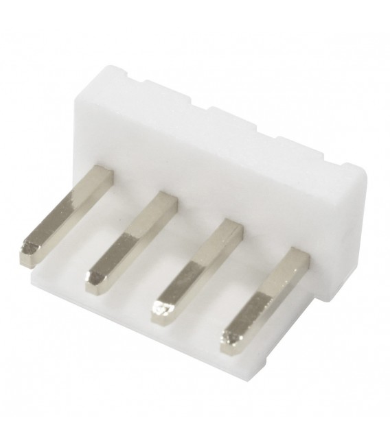 VH 3.96mm Male Socket 4 Channels White (Unit) - Audiophonics