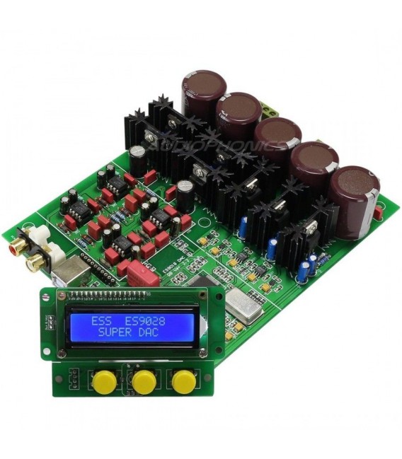 ESS ES9028PRO DAC Module Board 32bit 384khz DSD 3x LM317T Regulators ...