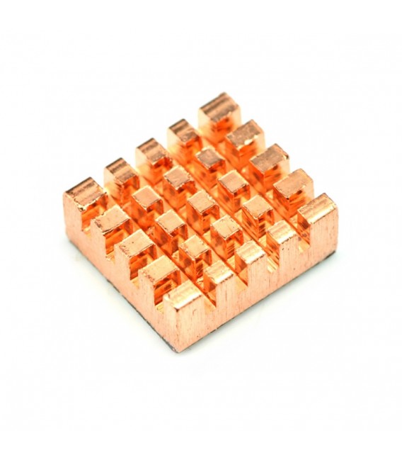 Copper Heatsink for Raspberry Pi 13x12x5mm - Audiophonics