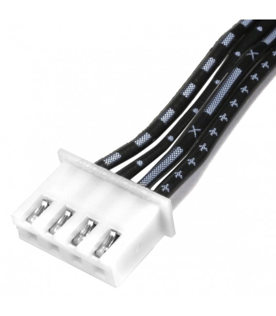 XH 2.54mm Female / Female Cable 4 Poles 2 Connectors Black 20cm (Unit ...