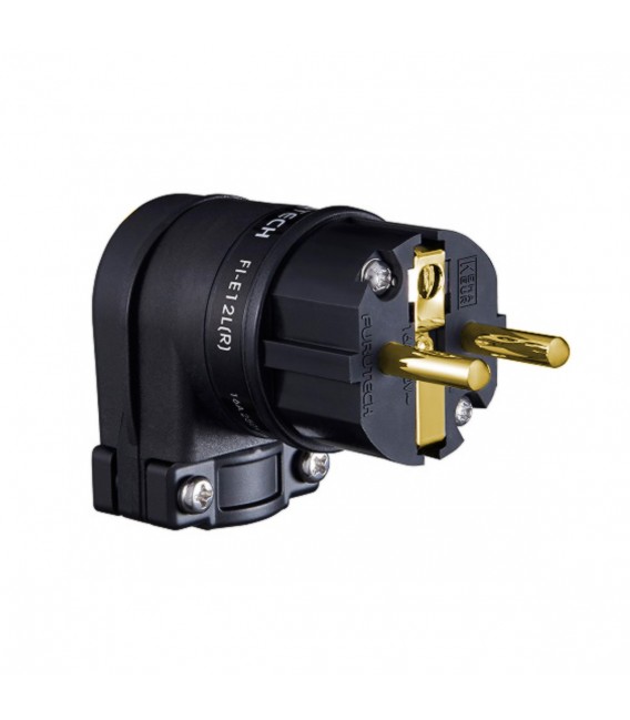FURUTECH FI-E12L (G) Schuko Type E/F Power Connector 90° Angled ...