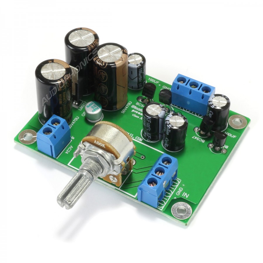 LJ Single-Ended Preamplifier Module Class A with Transistors - Audiophonics