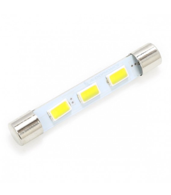 LED Fuse Lamp Warm White for Vu-Meter / Tuner 6.3V - Audiophonics