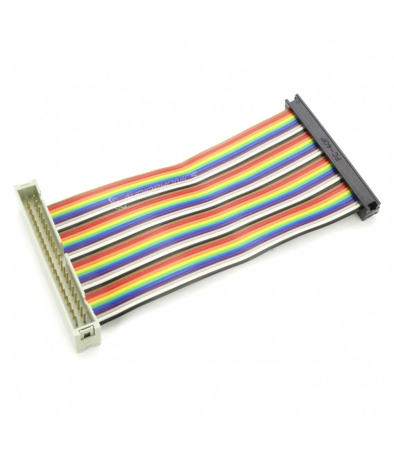Male / Female Extension GPIO 40 Pins Ribbon Cable for Raspberry Pi 2 / ...