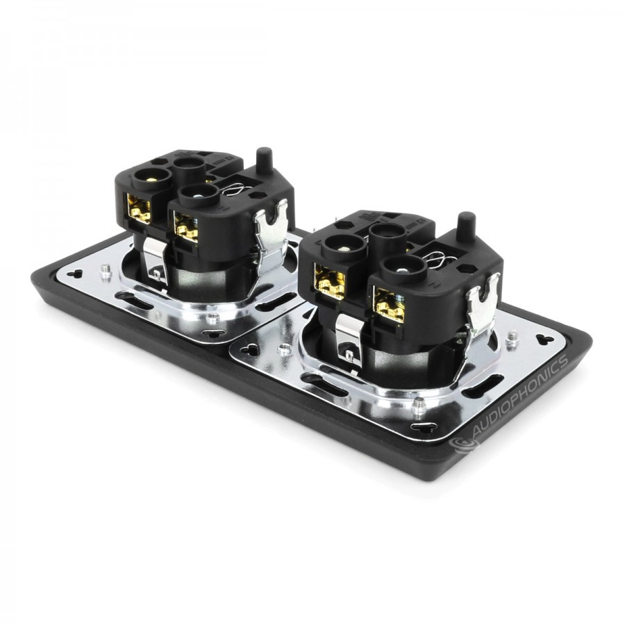 FURUTECH FT-SWS-D NCF (R) Dual Schuko Main Socket Rhodium Plated Copper ...