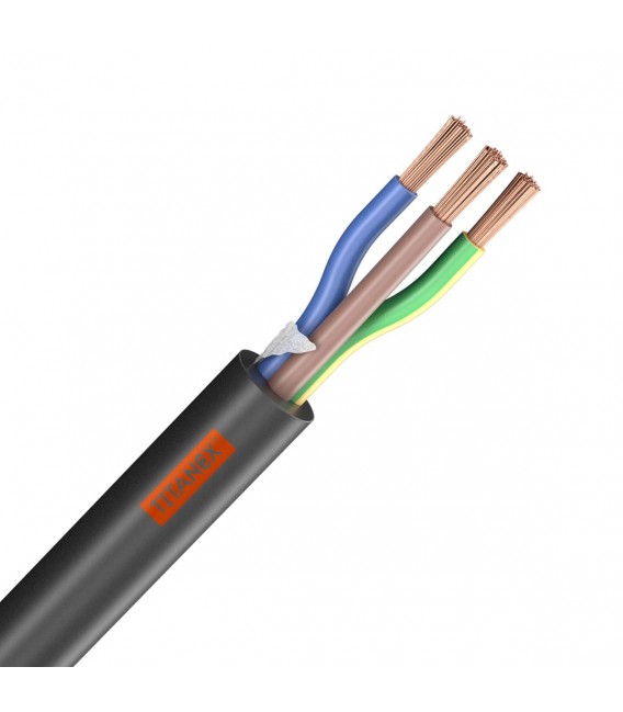 SOMMERCABLE TITANEX HAR Power cable 3x1.5mm² Ø 10mm - Audiophonics
