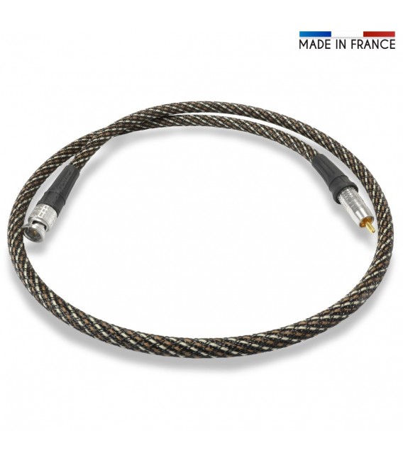 AUDIOPHONICS CANARE Digital Coaxial Cable 75 Ohm RCA-BNC 1m - Audiophonics