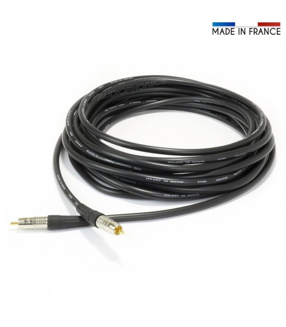 AUDIOPHONICS CANARE Digital SPDIF Coaxial Cable 75 Ohm RCA-RCA 10m - Audiophonics