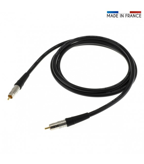 AUDIOPHONICS CANARE Câble numérique Coaxial 75 Ohm RCA-RCA 1m - Audiophonics