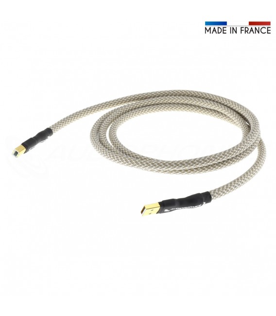 AUDIOPHONICS DIGITAL AUDIO Male USB-A to Male USB-B Cable 4N OFC Copper ...