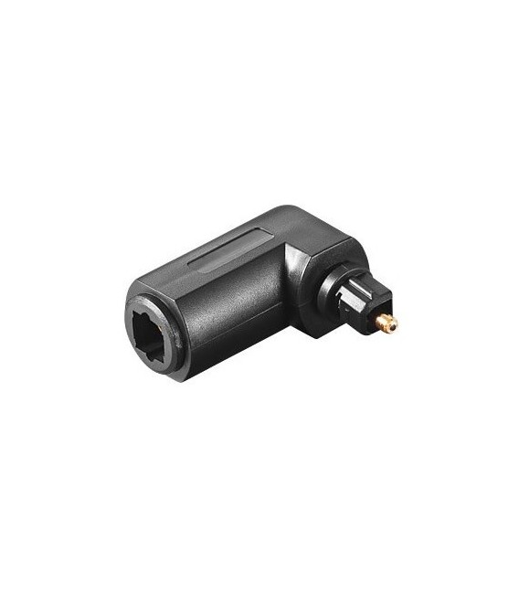 Toslink female adapter to Toslink male angled - Audiophonics