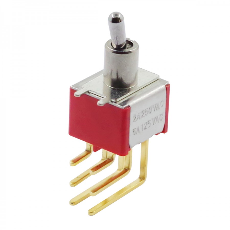 2 Poles 2 Positions Toggle Switch 3 Pins ON-ON 250VAC 2A / 120VAC 5A ...