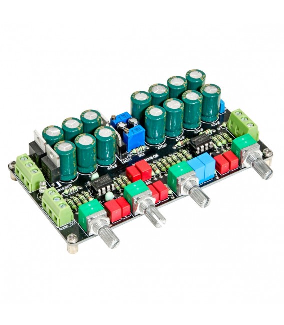 Preamplifier Board Volume Attenuator with Tone Control 2x NE5532 ...