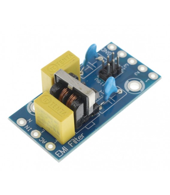 EMI / RFI mains filter Interference suppression 230V 1A - Audiophonics