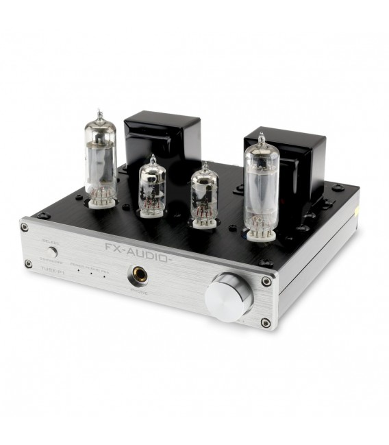 FX-AUDIO TUBE-P1 Valves Amplifier with Phono MM Input 6J1 + 6P1 Stereo ...