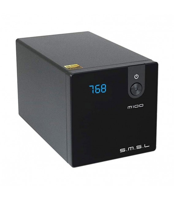 SMSL M100 MKII DAC ES9018Q2C XMOS 32bit 768kHz DSD512 Black - Audiophonics