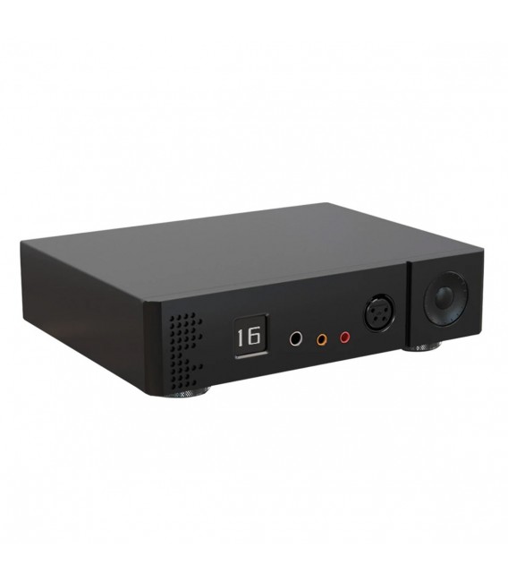 GUSTARD H16 Headphone Amplifier Preamplifier Balanced Black - Audiophonics