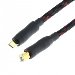 Câbles & Hubs USB - Câble USB blindé de toute longueur (4) - Audiophonics