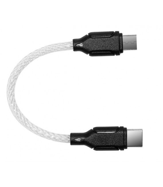 SHANLING L2 Silver Plated Copper Cable Micro USB to USB-C 10cm ...