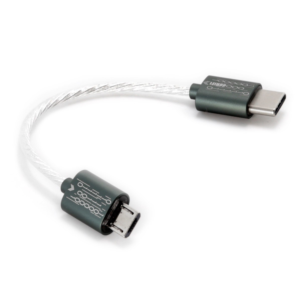 DD TC03 USB-C to Micro USB Cable Silver Plated OCC Copper 8cm ...