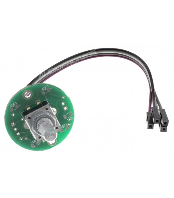 Rotary Digital Encoder 24 Steps Push Button Flat Axis Soldered ...