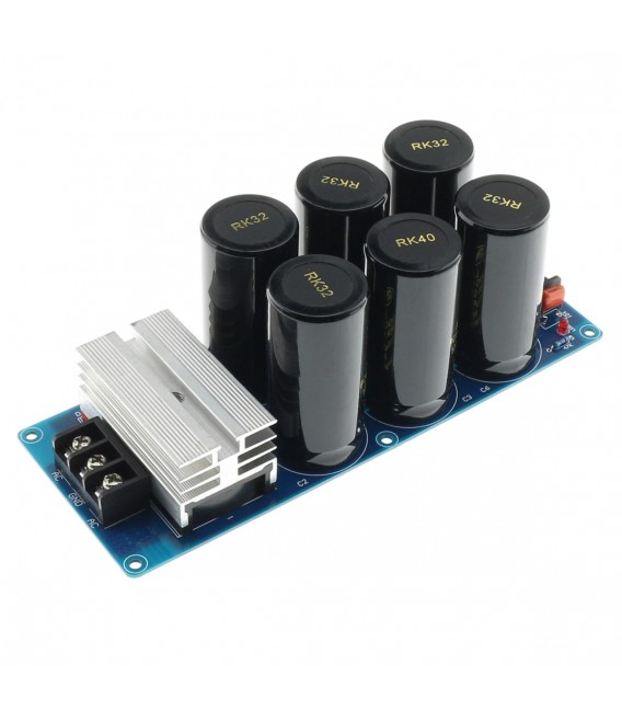 Regulated Linear Power Supply Board 6x 10000µF 63V 50A - Audiophonics