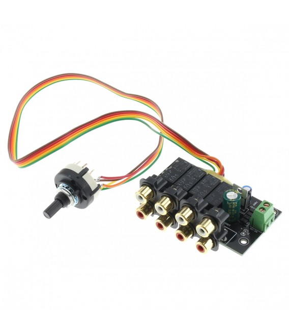 4 channel stereo source selector module - Audiophonics
