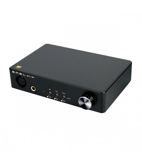 SMSL SH-8S Headphone Amplifier Balanced OPA564 2x6W 16Ω - Audiophonics