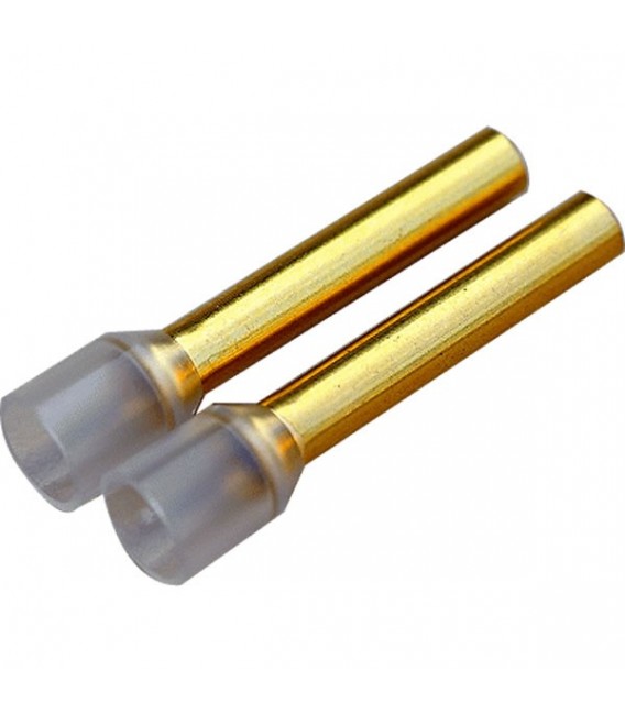 WBT-0442 Cable Crimping Tips with Insulation 24k Gold-Plated OFC Copper ...
