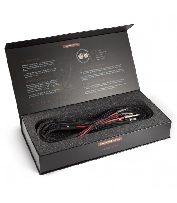 TRIANGLE SYMPHONIE SYS30A Speaker Cables OFHC Copper Silver Plating 3m ...