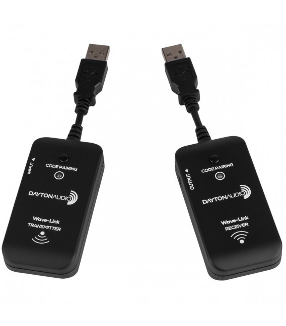 DAYTON AUDIO WAVE-LINK Wireless Transmitter Receiver 2.4GHz - Audiophonics