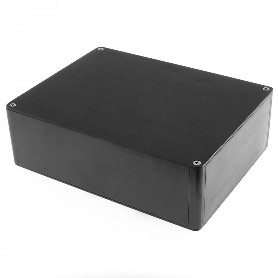 [GRADE B] Boîtier Aluminium 210x160x67mm Noir - Audiophonics