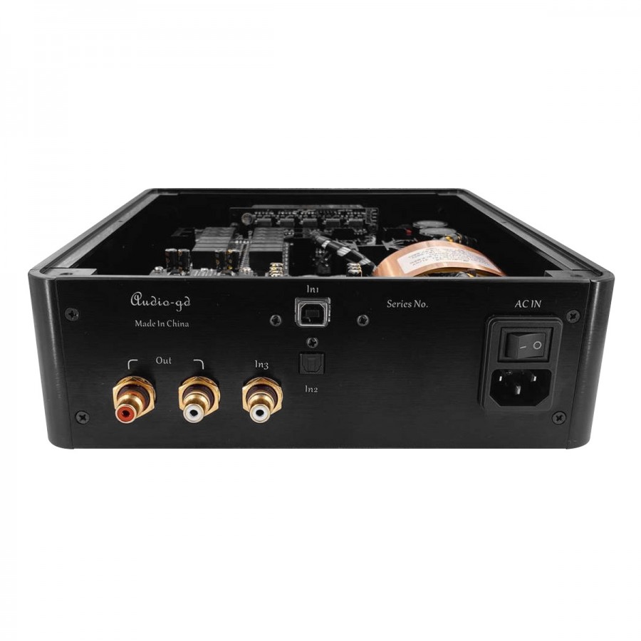 [GRADE A] AUDIO-GD R2R-11 MK2 DAC Headphone Amplifier Amanero 32bit ...
