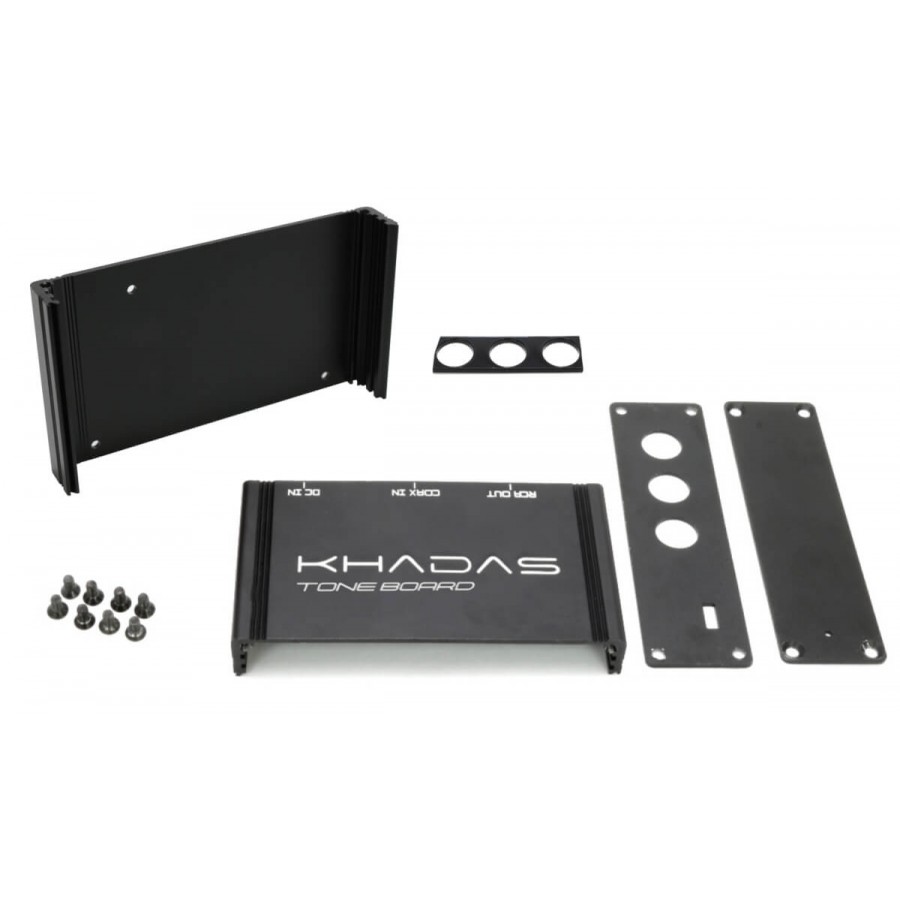 [GRADE B] Boîtier pour Khadas Tone Board Aluminium Noir - Audiophonics