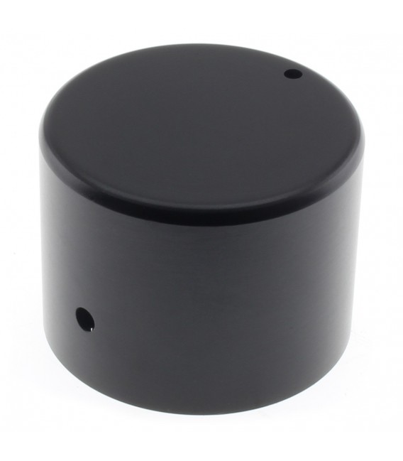 [GRADE A] Aluminum Button 40mm Ø6mm Black - Audiophonics