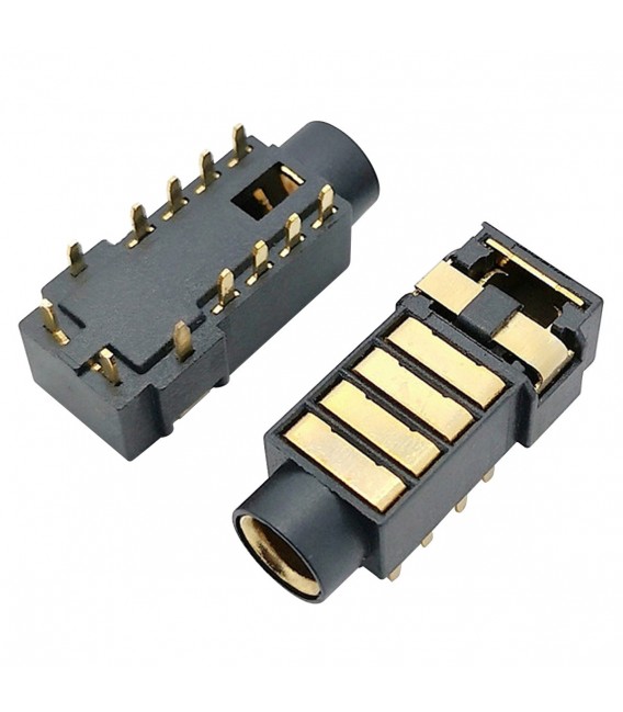 Female Jack 4.4mm Socket 5 Poles Gold Plated - Audiophonics