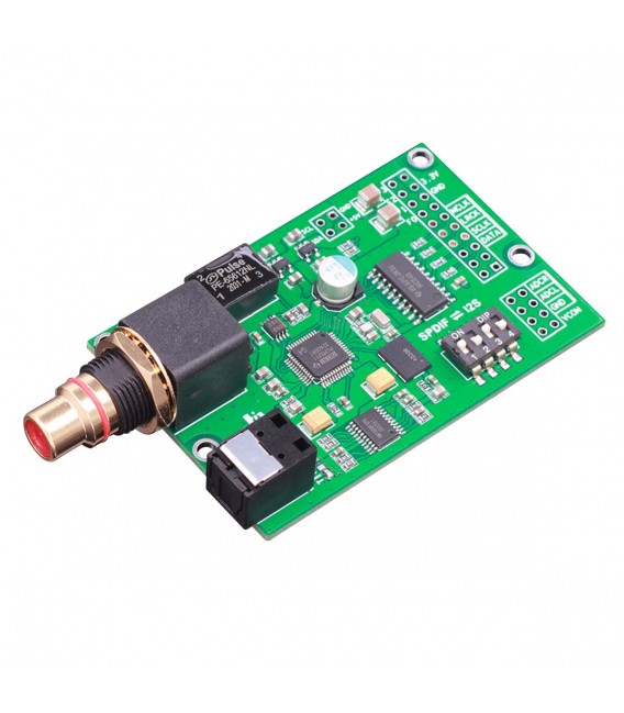 Two-Way Digital Interface Module SPDIF I2S Analog PCM9211 - Audiophonics
