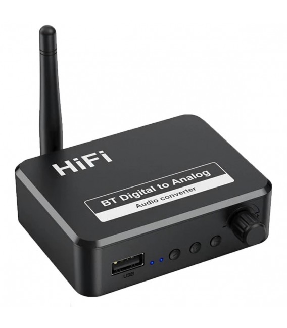 Bluetooth 5.1 Receiver DAC Optical 24bit 96kHz / USB files Player ...