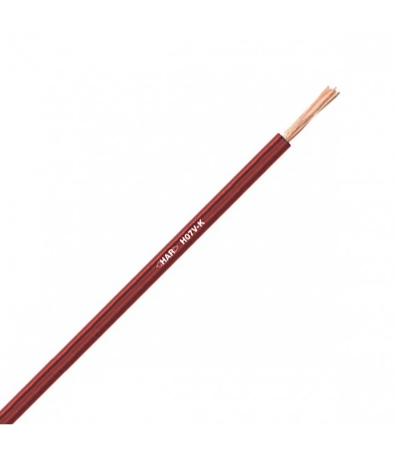 LAPP KABEL H07V-K Wiring Cable Multi-Strand Copper 4mm² Red - Audiophonics