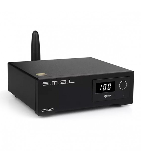SMSL C100 DAC AK4493S XMOS XU316 Bluetooth 5.0 32 bit 768kHz DSD512 MQA ...