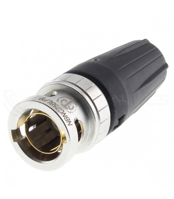 NEUTRIK NBNC75BLP9 Male BNC 75 Ohm Connector Gold Plated Ø6.3mm ...