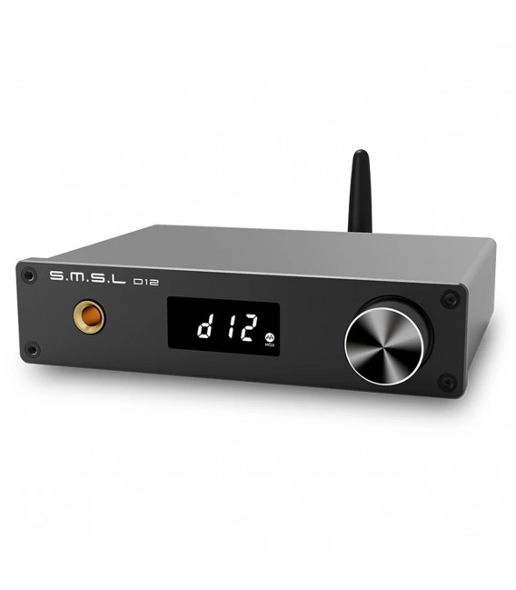SMSL D12 DAC AK4493S XMOS XU316 Bluetooth 5.0 32bit 768kHz DSD512 MQA ...