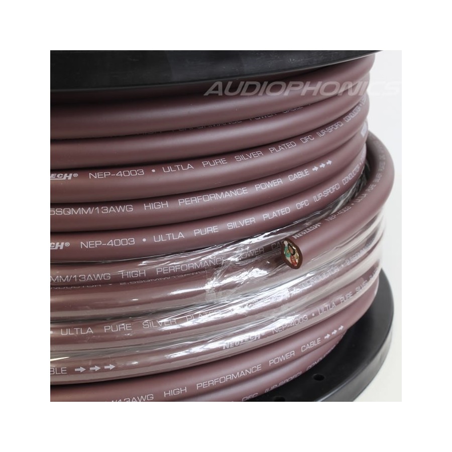 [GRADE S] NEOTECH NEP-4003 Power Cord Cable UP-OFC Copper Silver plated ...