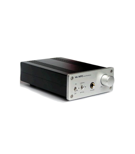 HA INFO DA1 DAC Headphone Amplifier 24Bit / 192khz - TE7022 - Audiophonics