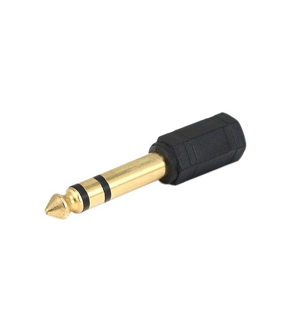 Adapter Jack 6.35 male Stereo to Jack 3,5 fem Mono gold plated ...