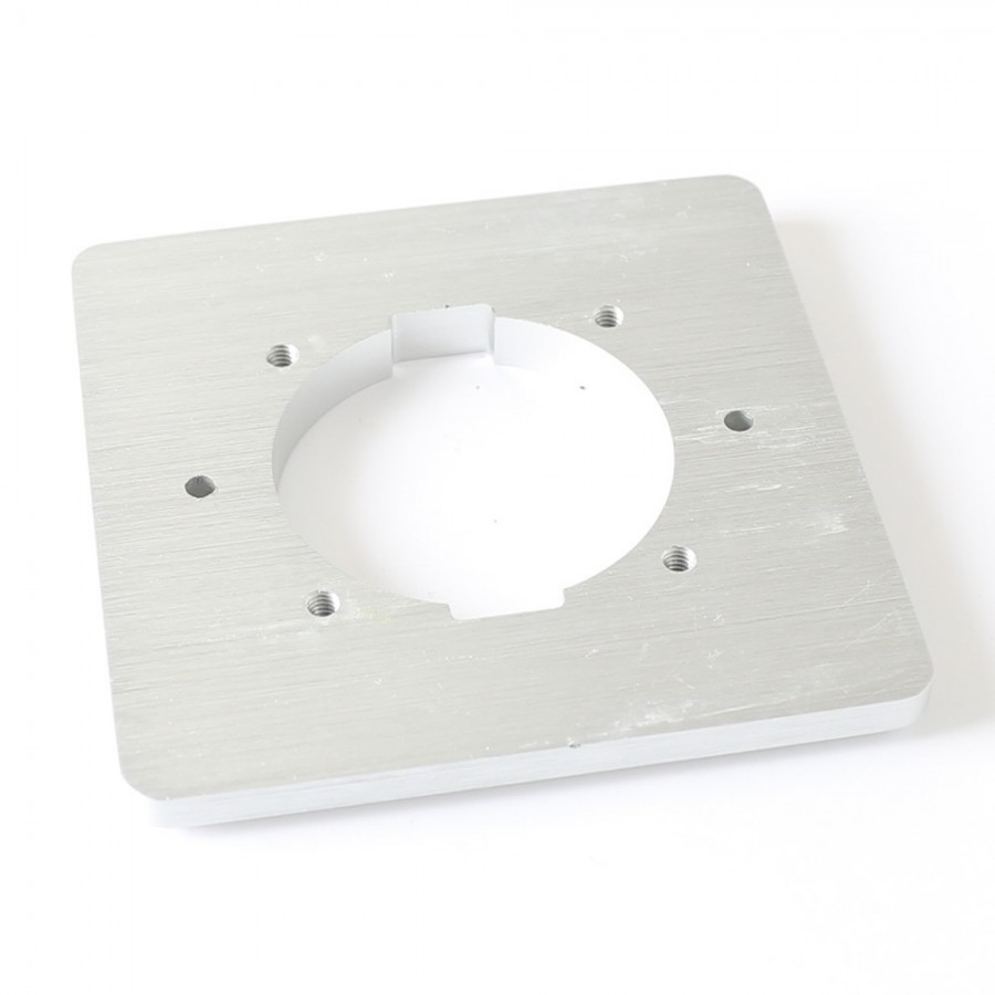 [GRADE B] Wall plate Aluminum base Schuko for FURUTECH FI-E30 Silver ...