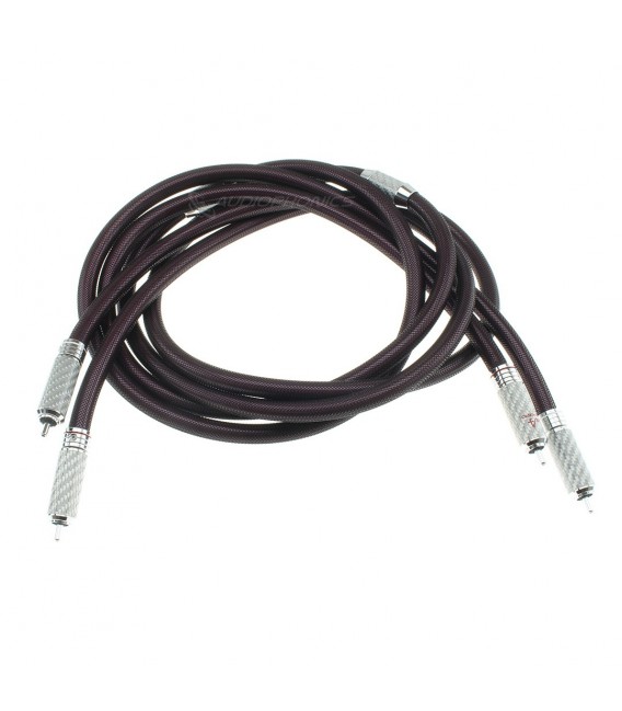 ATAUDIO OUSDING Modulation Cable RCA-RCA Pure Silver Double Shielded ...