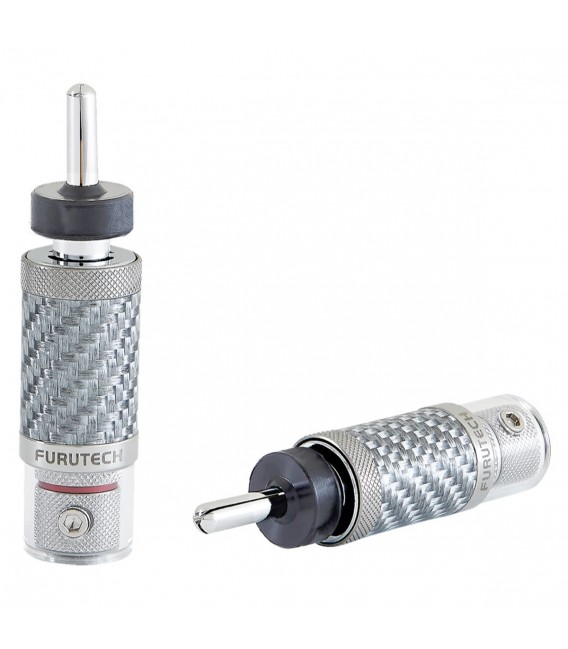 FURUTECH CF-202 NCF (R) Banana Plugs Rhodium Plated Pure Copper NCF ...