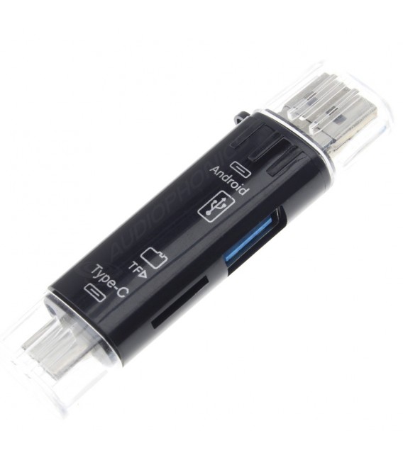 Card Reader OTG Micro SD / USB-A to USB-C / Micro-USB / USB-A ...
