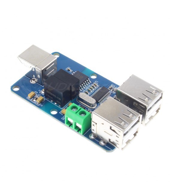 ADUM3160 Module Isolateur USB 2.0 12Mbps 1x USB-B vers 4x USB-A ...